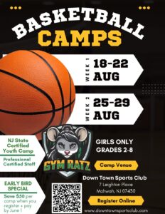 2025 Basketball Summer Camps (8×11 Flyer) (Real Estate Flyer) | STACK NJ/NY